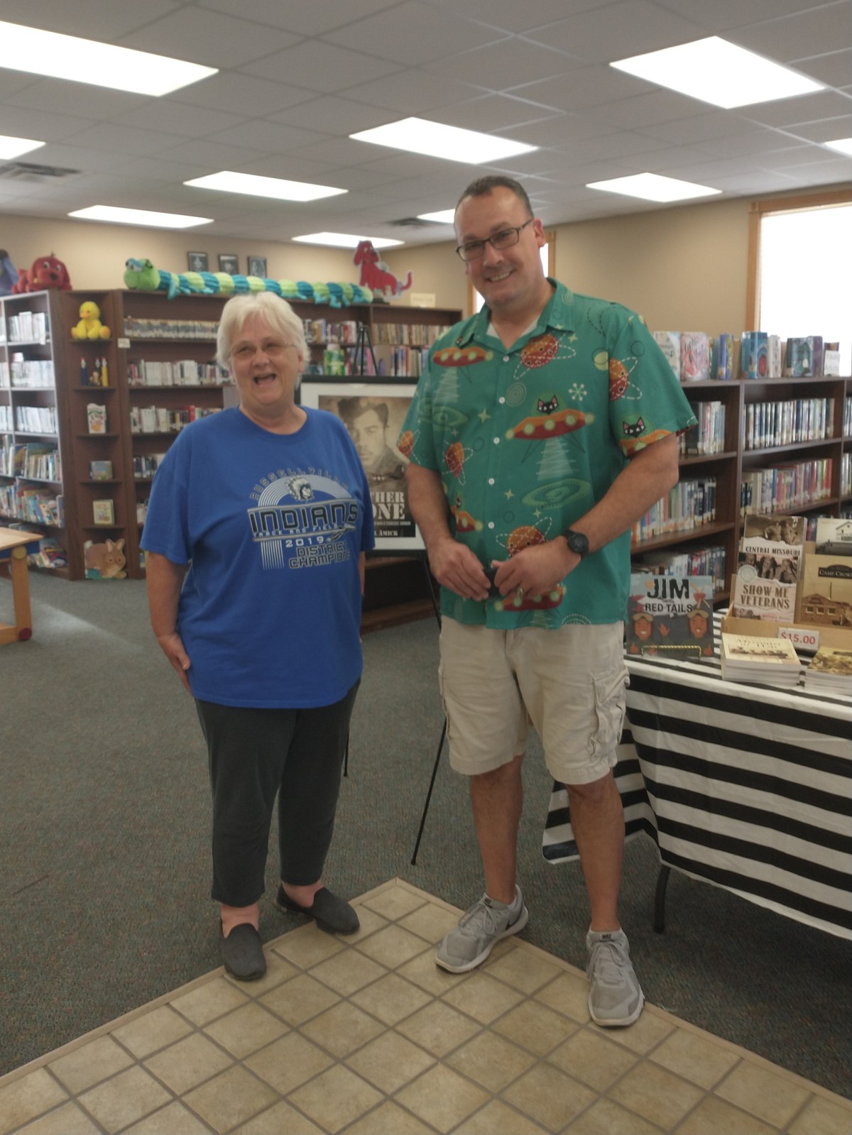 Jeremy Amick book signing "Jim and the Red Tails" — Price James Library